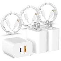 China 20W Dual Port QC PD 3.0 USB C Wall Charger Fast Charging for iPhone 14 13 12 Pro Max for sale