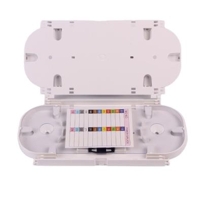 China FTTH Fiber Optic Splice Tray 12 24 Core Splice Cassette Indoor Terminal Box ABS Plastic 225x115x18mm for sale