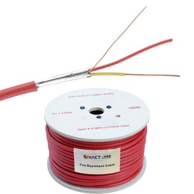 China CWZ Standard 2 Cores Al/Foil Shield Fire Alarm Cable Enhanced Fire and Water Resistance 0.50mm2 to 2.50mm2 for sale