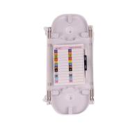 China FTTH Fiber Optic Splice Tray 12 24 Core Splice Cassette Indoor Terminal Box ABS Plastic 225x115x18mm for sale