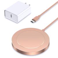 China Fast Charging Cable Included Mag-Safe iPhone Magnetic Charging Pad for Wireless Charging for sale