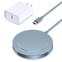 China Fast Charging Cable Included Mag-Safe iPhone Magnetic Charging Pad for Wireless Charging for sale