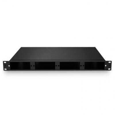China SPCC 24 Ports 19inch 1.2mm Cold Rolled Steel Fiber Patch Panel Antistatic Coated for sale