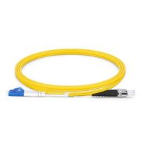 China 1.5m Simplex Waterproof LC-ST Single-Mode Pigtail Fiber for Telecommunication Networks for sale