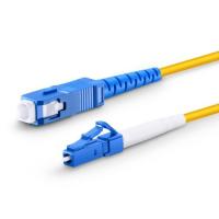 China Fiber Optic Pigtail LC SC ST FC PC UPC APC Simplex Patch Cord 0.1m-100m Return Loss 50dB for sale