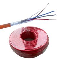 China Copper Conductor 2 Cores Decorative Round Fire Alarm Wire 2x0.50mm2 PVC Insulated for sale