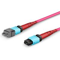 China 24 Fibers MPO MTP Single Mode Fan-out Patch Cord Return Loss 50dB Custom Length for sale