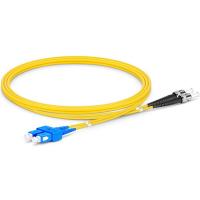 China SC UPC to ST UPC Fiber Optic Patch Cord 0.9mm 2.0mm 3.0mm for 4G Network for sale