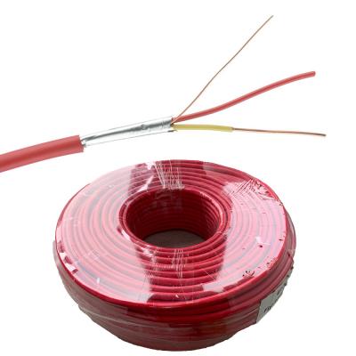 China Fire Alarm Cable Electrical Wire Smoke Detector Manufacturing Plant 2cores Cable Core for sale