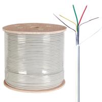 China 12 Cores 0.22mm2 CCA Alarm Cable EN50575 PVC Insulation 4x0.5mm Unshielded for sale