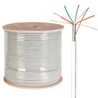 China 12 Cores 0.22mm2 CCA Alarm Cable EN50575 PVC Insulation 4x0.5mm Unshielded for sale