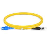China Fiber Optic Patch Cord SC UPC ST UPC Duplex 2.0mm Diameter Custom Length 0.1m to 100m for sale