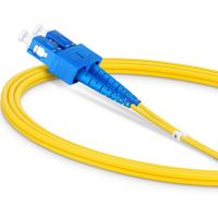 China Fiber Optic Patch Cord SC UPC ST UPC Duplex 2.0mm Diameter Custom Length 0.1m to 100m for sale