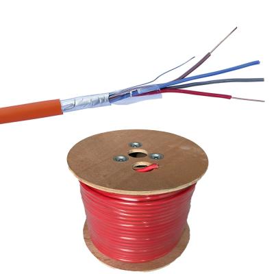 China ExactCables FPLR 4 Core PH120 3x2.5mm2 Shielded Fire Alarm Cable PVC Jacket Drain Wire for sale