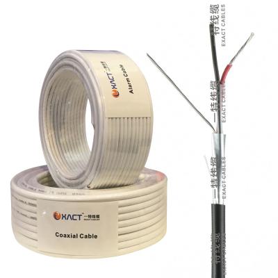 China White PVC Jacket Shielded Alarm Cable 12x0.22mm2 TCCA 7x0.2mm Stranded Conductors for sale