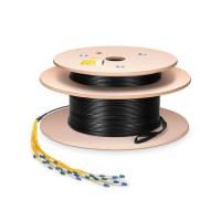 China Customizable MPO to LC SC FC ST Single Mode Fiber Optic Fanout Hybrid Patch Cord 0.1m-100m for sale