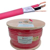 China 3x0.8mm2 Shielded Solid or Stranded Fire Alarm Cable with Al/Foil Shield and Drain Wire for sale