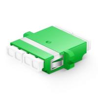 China SC FC ST LC Single Mode Duplex Fiber Optic Adapter Connector 0.2dB Loss for sale
