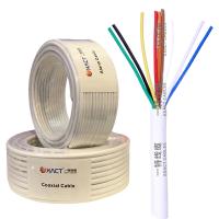 China PVC Insulated Alarm Cable 10x0.22mm2 with Drain Wire and Aluminium Polyester Shield for sale