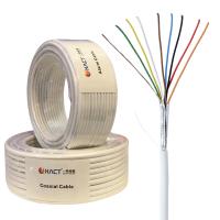 China PVC Insulated Alarm Cable 10x0.22mm2 with Drain Wire and Aluminium Polyester Shield for sale
