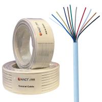 China PVC Insulated Alarm Cable 10x0.22mm2 with Drain Wire and Aluminium Polyester Shield for sale