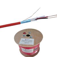 China Shielded Bare Copper Solid FPL FPLR PVC Jacket Fire Alarm Cable 2x0.8mm2 for Industrial for sale