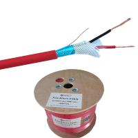 China Shielded Bare Copper Solid FPL FPLR PVC Jacket Fire Alarm Cable 2x0.8mm2 for Industrial for sale