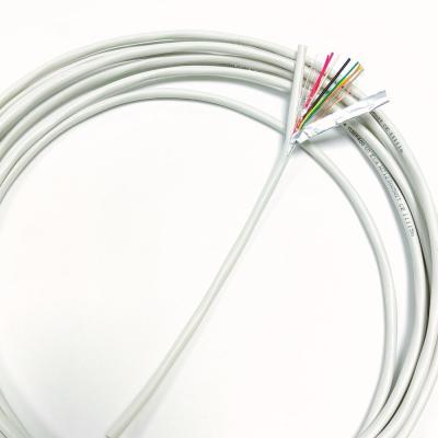 China 4x0.22 mm2 PVC Jacketed Stranded Alarm Cable for Security Systems CCA BC for sale