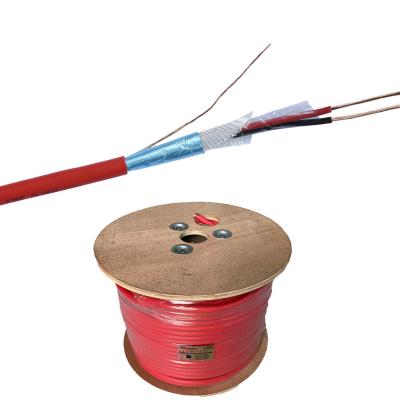 China 2.5mm 1/0.5tc mm Drain Wire Al/Foil Shield Fire Resistance Cable Screened Unscreened for sale