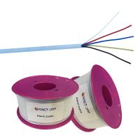 China Tinned Copper Alarm Cable 10x0.22mm2 Unshielded Brown Jacket for Security Systems for sale
