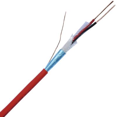 China Fire Alarm Cable 2 Cores 0.75-2.5mm2 Bare Copper CCA Industrial Fire Resistant Rated Cable for sale