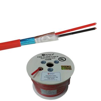 China PVC Jacket Exactcables 2core Copper Shielded 1.5 Red Fire Alarm Cable Bs6387 Standard for sale