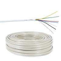 China Insulation Material PVC Alarm Security Cable Bare Copper Wire 2X0.50 4X0.22 Composite for sale