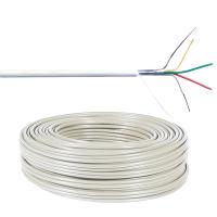 China CPR Eca Composite Wire Communication Security Cable 2x0.22 mm2 Bare Copper Core for sale