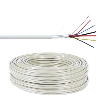 China Shielded Composite Alarm Cable PVC Jacket 6x0.22mm2 2x0.5mm2 Stranded Wires for sale