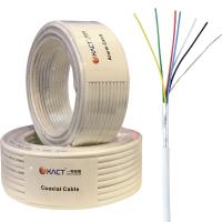 China Solid 6x0.5mm Unshielded CCA Alarm Cable 2-20 Cores 0.22mm2 for Security Systems for sale