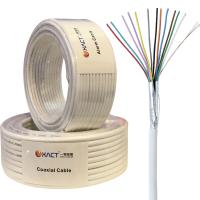 China Solid 6x0.5mm Unshielded CCA Alarm Cable 2-20 Cores 0.22mm2 for Security Systems for sale