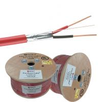 China 2C 1.0mm2 Solid Copper Conductor Red PVC Twisted Pair Fire Alarm Cable for Commercial for sale
