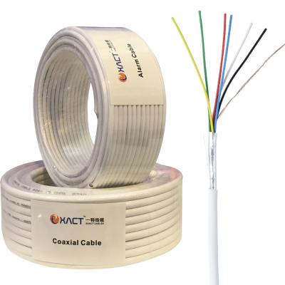 China 16 Cores 0.22mm2 Shielded CCA PVC Insulated CPR Eca Alarm Control Cable for sale