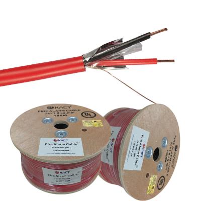 China Tinned Copper Stranded Fire Alarm Cable PH120 1x1.0mm2 Shielded Drain Wire 1/0.5tc mm for sale