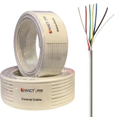 China PVC Jacket ExactCables Solid 2x0.5mm Unshielded CCA Alarm Cable EN50575 IEC6032-1 for sale