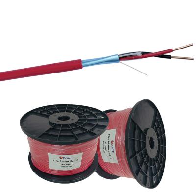 China 5000000000 ExactCables-2C 1.0mm2 Copper Conductor Shielded Red Twisted Pair Fire Alarm Cable for sale