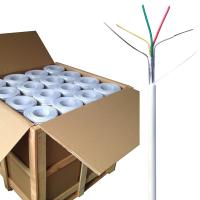 China Shielded TC Stranded Security Cable 2x0.22mm2 2x0.5mm2 CPR Eca Rated for Alarm Systems for sale