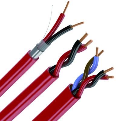 China 2 Core 1.5 sqmm Fire Alarm Cable Shielded Heat Resistant PH30 PH60 PH120 for sale