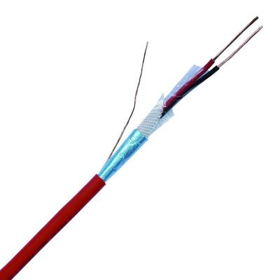 China 1.5 sqmm 2 Core Copper Conductor Fire Alarm Cable Shielding PH30/60/120 Fire Resistance 6.8mm for sale