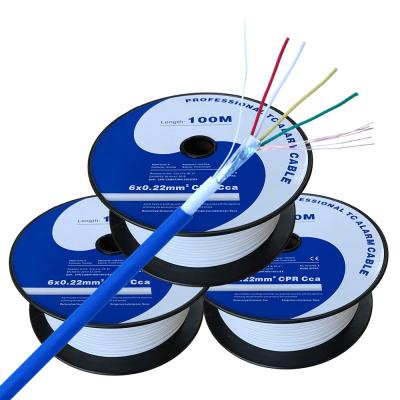 China Composite CPR Eca Security Cable-5 2X0.75 2X0.22 with Shield Al/Foil Bare Copper Wire for sale