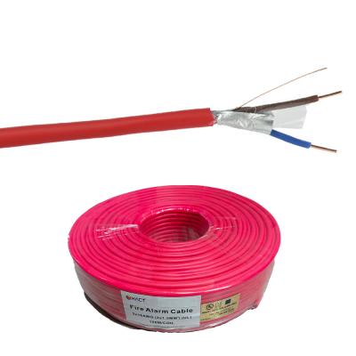 China UL1424 Fire Alarm Cable 2x1.5 mm2 Al Foil Shield PVC Jacket for sale