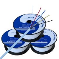 China Stranded Conductor Shielded Alarm Cable 2x0.22 mm2 2x0.50 mm2 for Italy Market for sale
