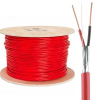 China ExactCables 2x16AWG Solid Bare Copper PVC Fire Alarm Cable FPLR UL Listed 300V 105C for sale