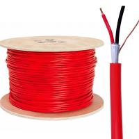 China 16AWG 2 Core Shielded Fire Alarm Cable FPLR UL Listed 105C PVC Jacket 300V for sale